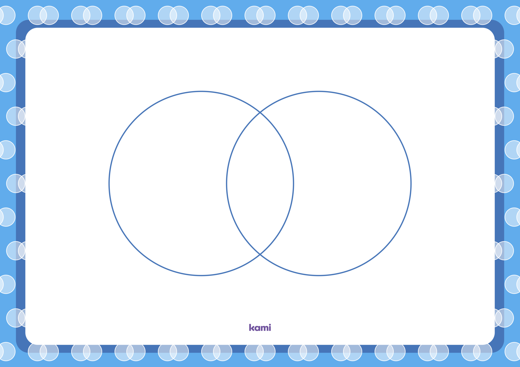 20 Venn Diagram Templates for Kids - Kami