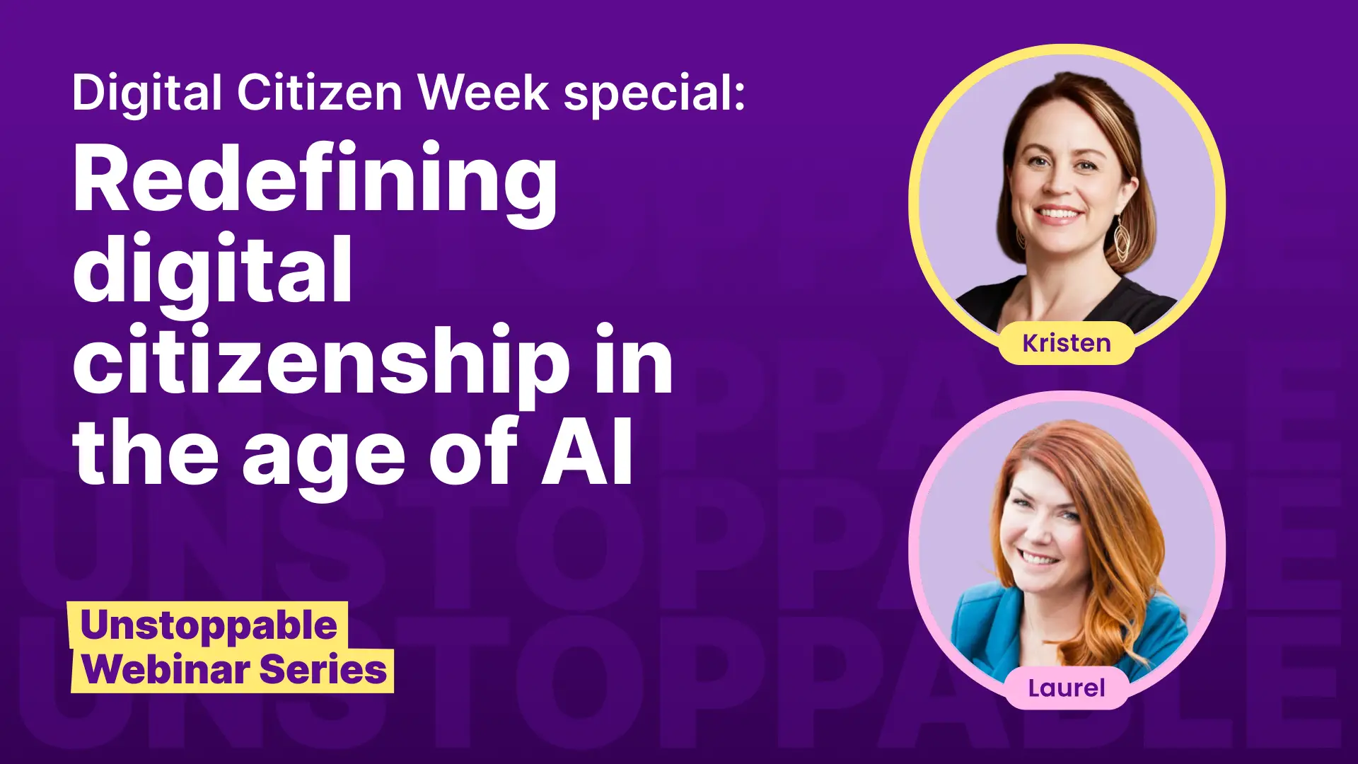 Redefining Digital Citizenship for the AI Age | Webinar